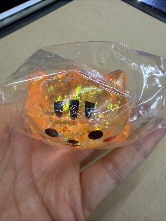 Other | Iridescent Orange Cat Squishy Toy | Poshmark